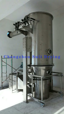 Foodstuff Fluidized Bed Granulator 5.5kw-18.5kw Fluid Bed Coating Machine